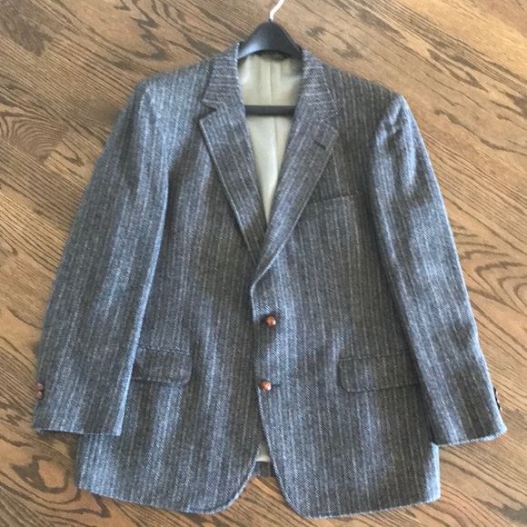 Johnny Carson | Suits & Blazers | Johnny Carson Vintage Wool Tweed Coat ...